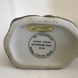 1979 Ski Country Mini Whiskey Decanter Flycatcher Bird - Etsy