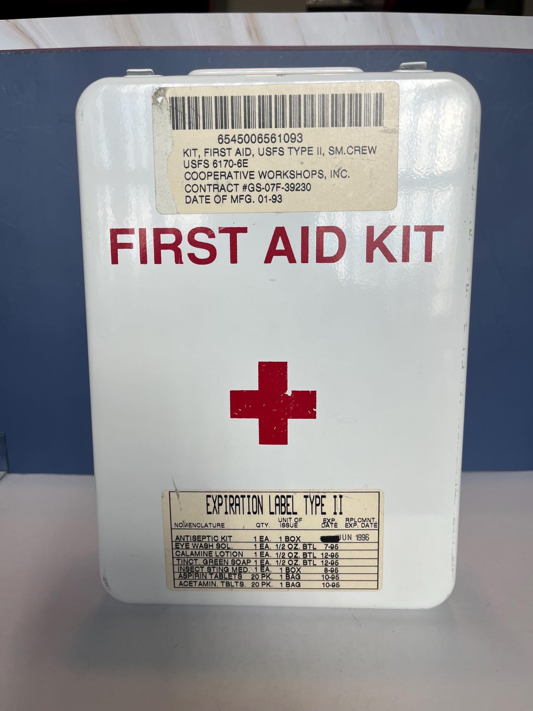 Rare & Vintage Official USFS Issued First Aid Kit - Etsy