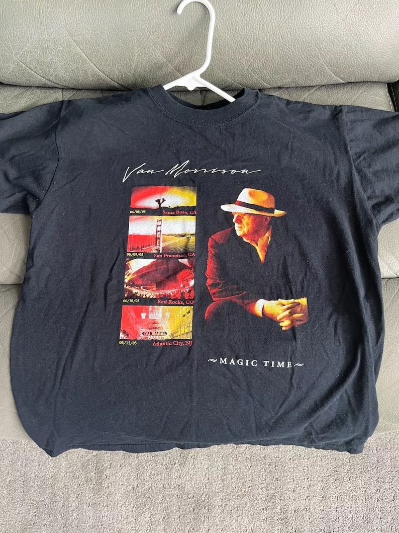 Vintage Van Morrison Magic Time Tour T-shirt 2005 - Size Large - Etsy
