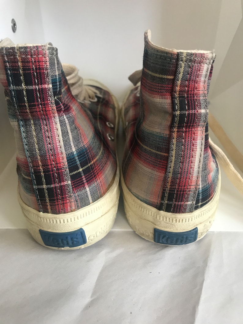 Keds Looney Tunes Sneakers Vintage Women's 7.5 Plaid Tasmanian Devil ...