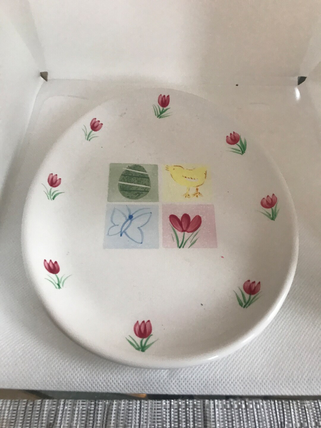 Easter Egg Plate - Etsy
