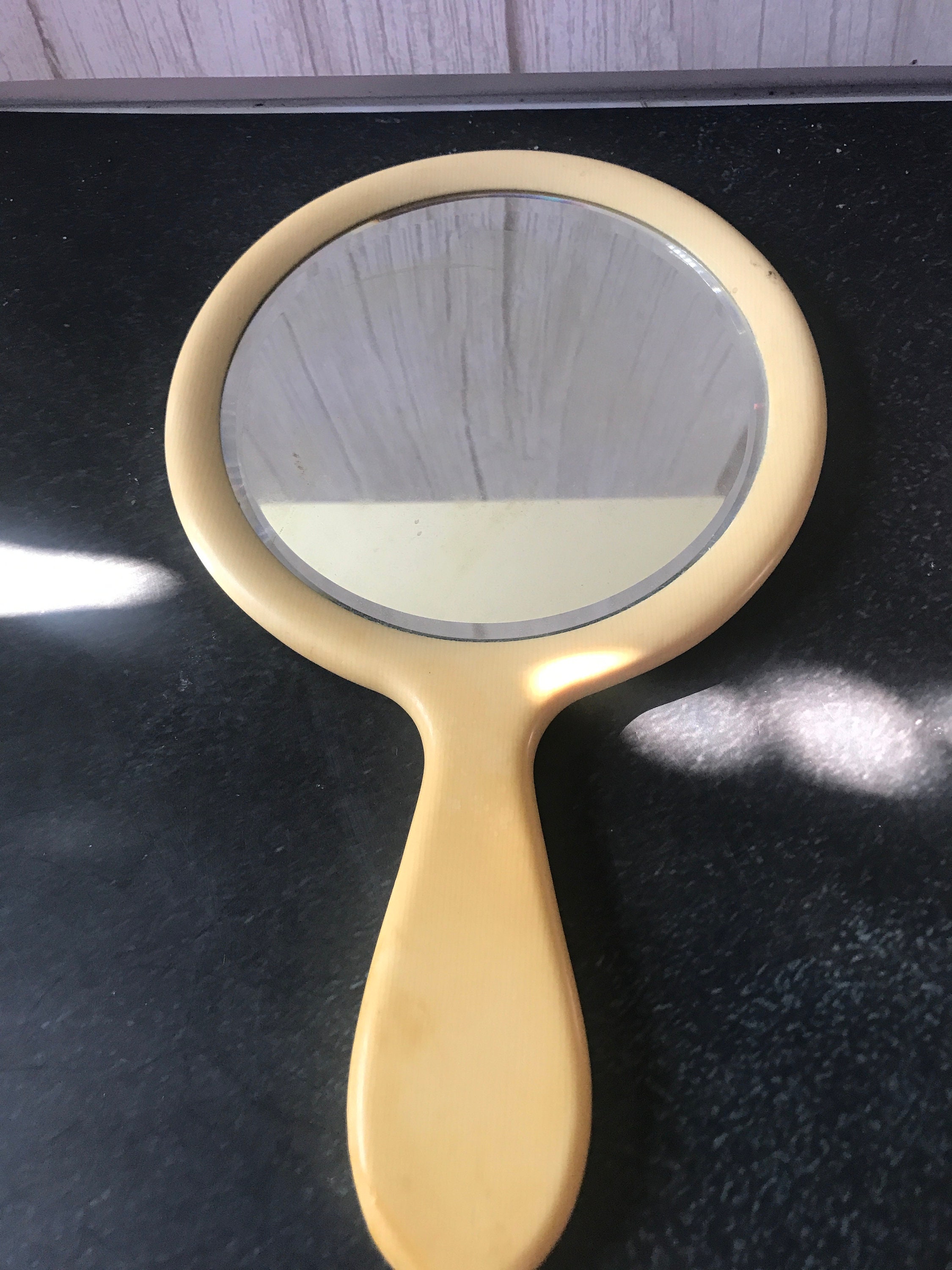 Vintage Very Rare Dupont Celluloid Hand Mirror - Etsy