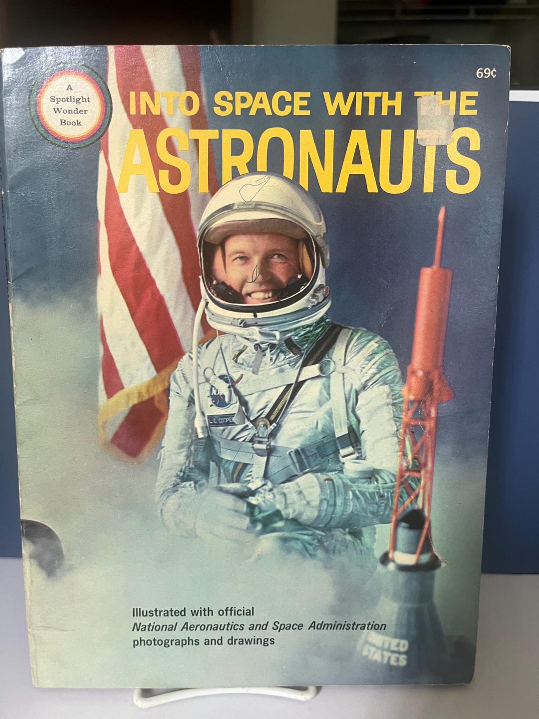 Into Space With the Astronauts Book 1965 - Etsy