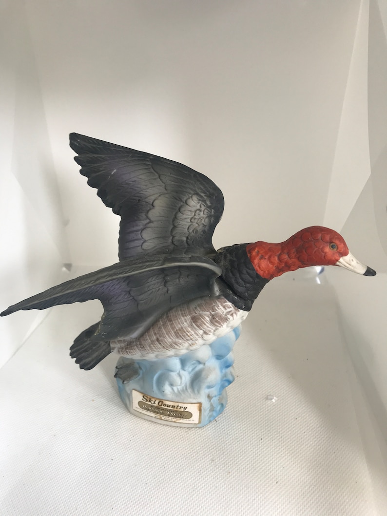 1974 Ski Country Mini Whiskey Decanter Red Head Duck - Etsy