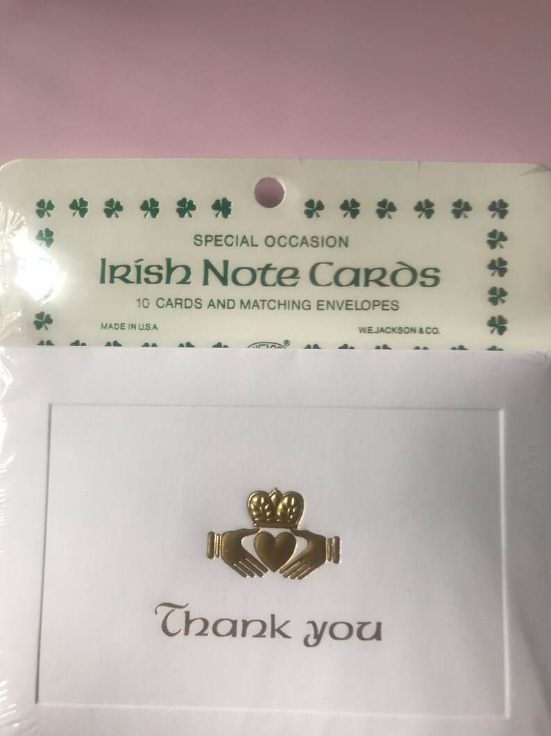 Irish Note Cards 10 Cards With Matching Envelopes - Etsy