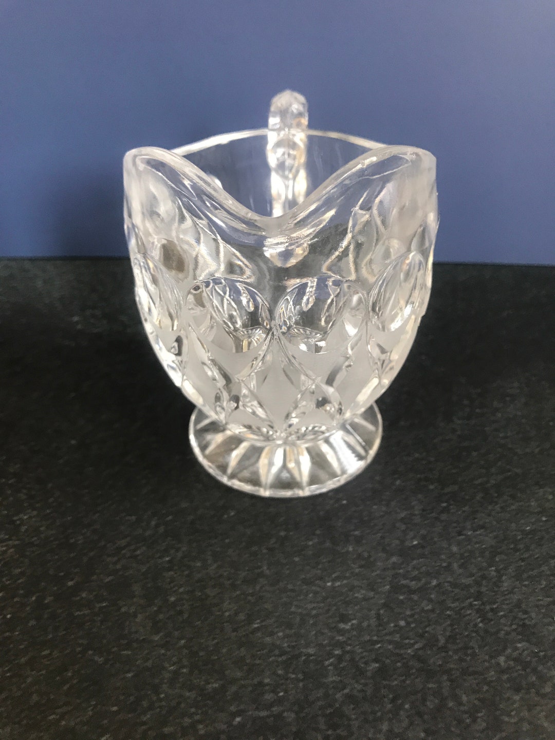 German Lead Crystal Creamer - Etsy