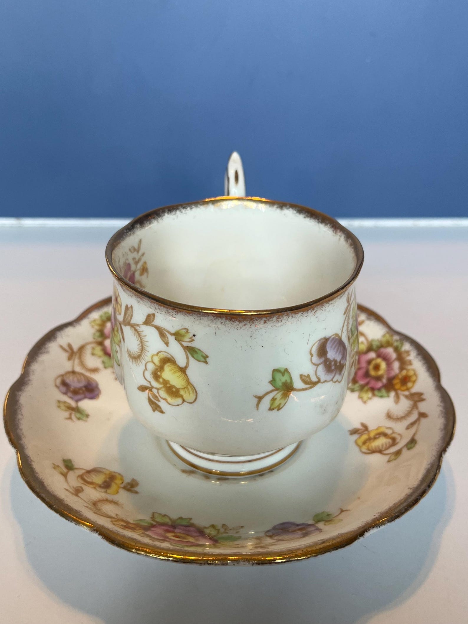 Royal Albert Eversham Tea Cup & Saucer Floral Poppies - Etsy