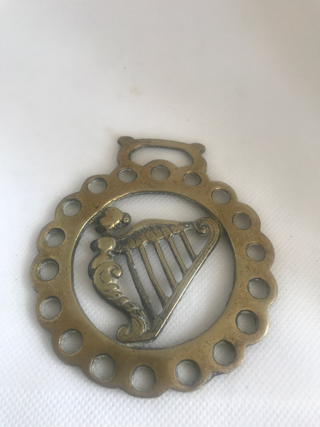 Brass Horse Winged Angel Harp - Etsy