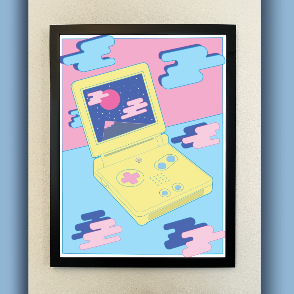 Gameboy Advance SP Poster Wall Decoration 18 X 24 - Etsy