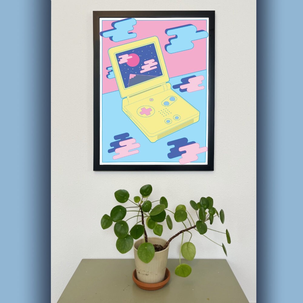 Gameboy Advance SP Poster Wall Decoration 18 X 24 - Etsy