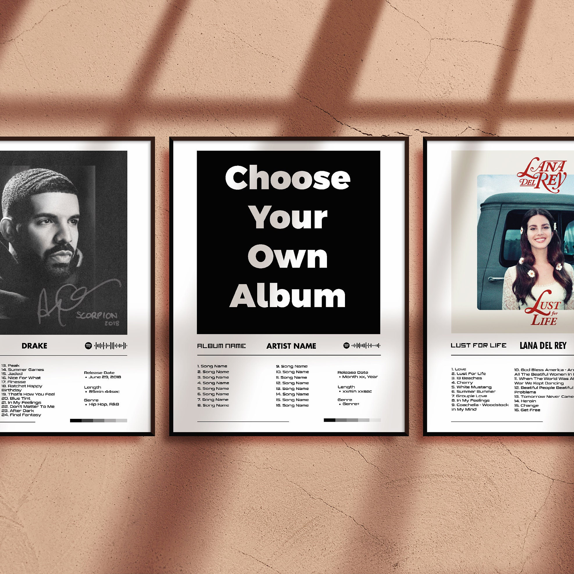 Choose Your Own Album Poster | Custom Album Poster | Album Cover ...