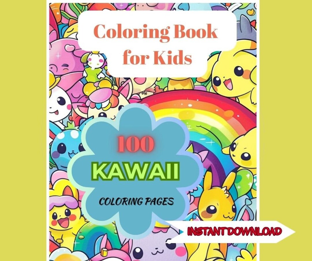 100 Kawaii Coloring Pages | Cute Coloring Pages | Kids Coloring Book ...
