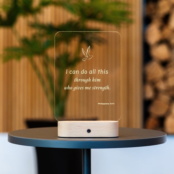 Bible Verse Plaque - Etsy