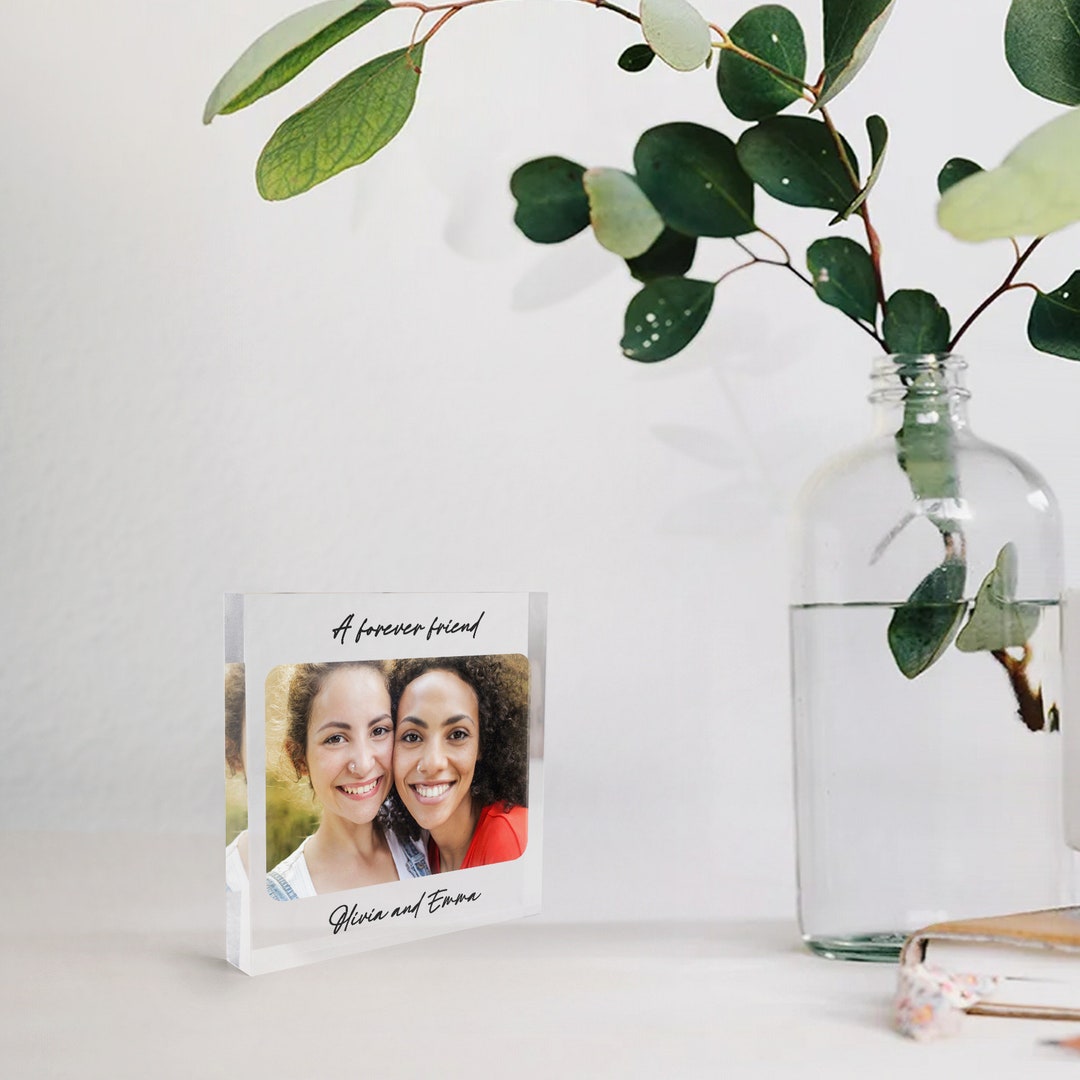 Personalized Acrylic Photo Frame, Acrylic Picture Frame, Plaque With ...