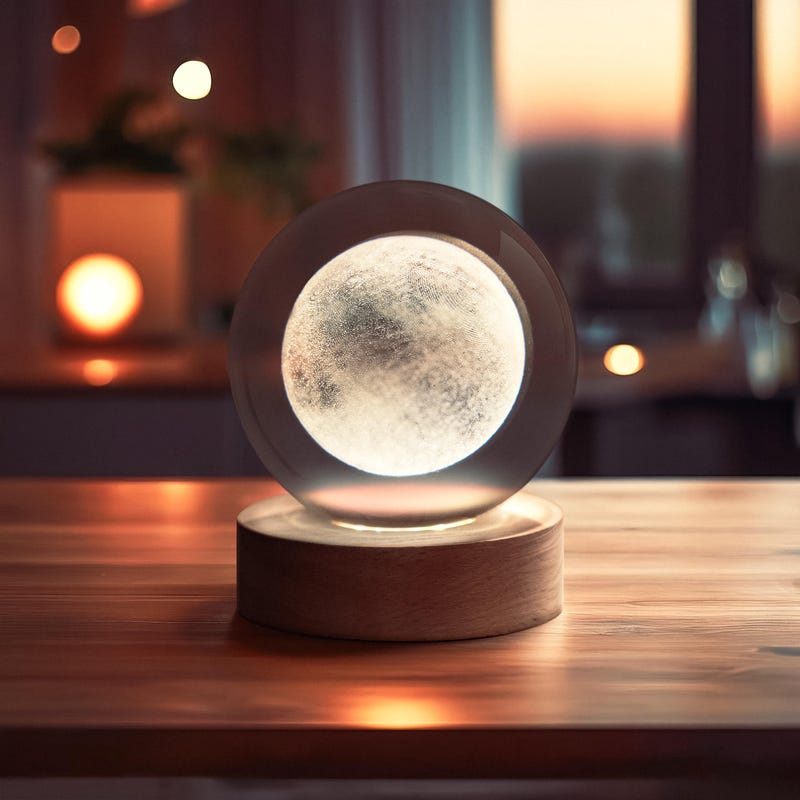 Moon Lamp - Etsy