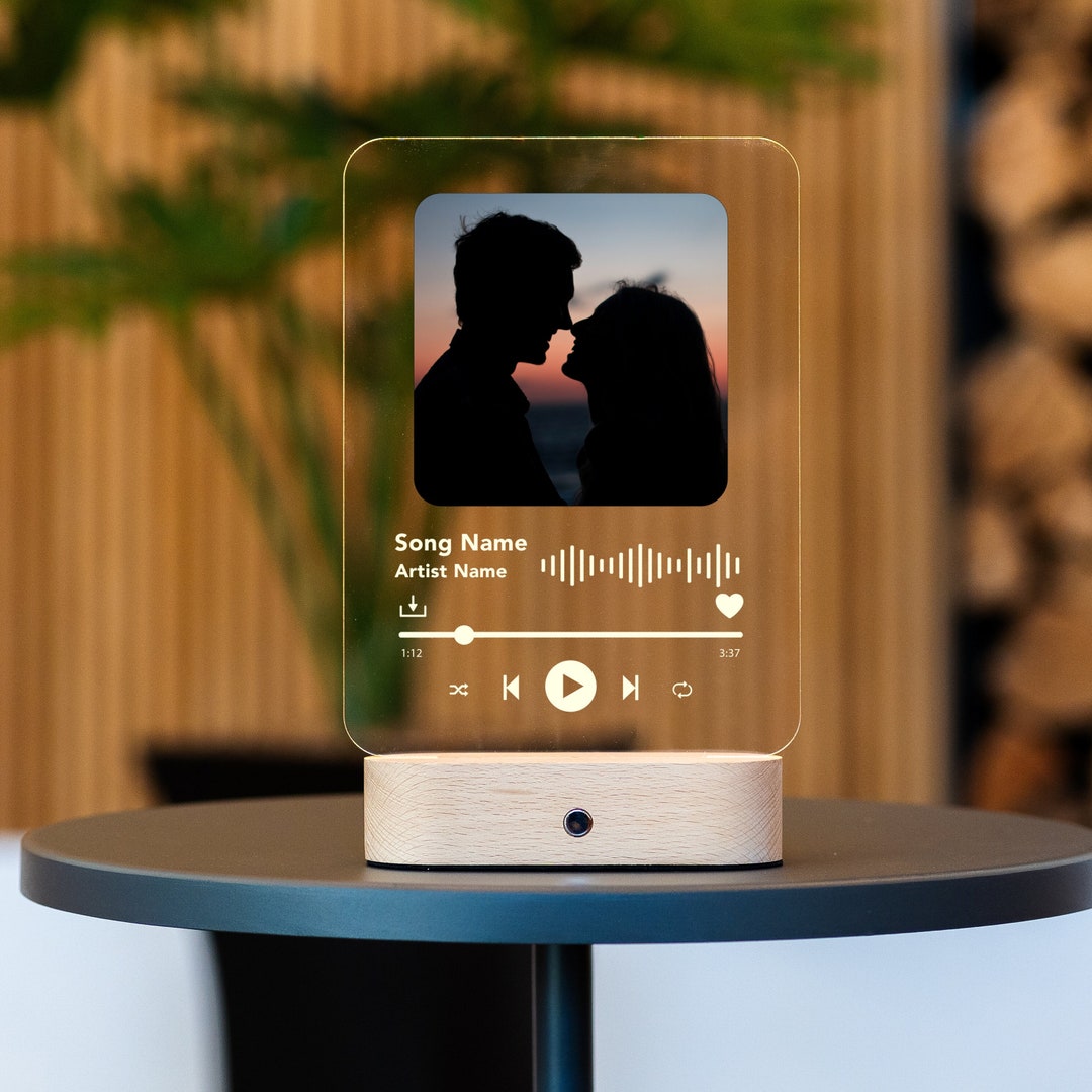 Custom Music Plaque, Personalized Photo Song Plaque, Album Cover, Gift ...