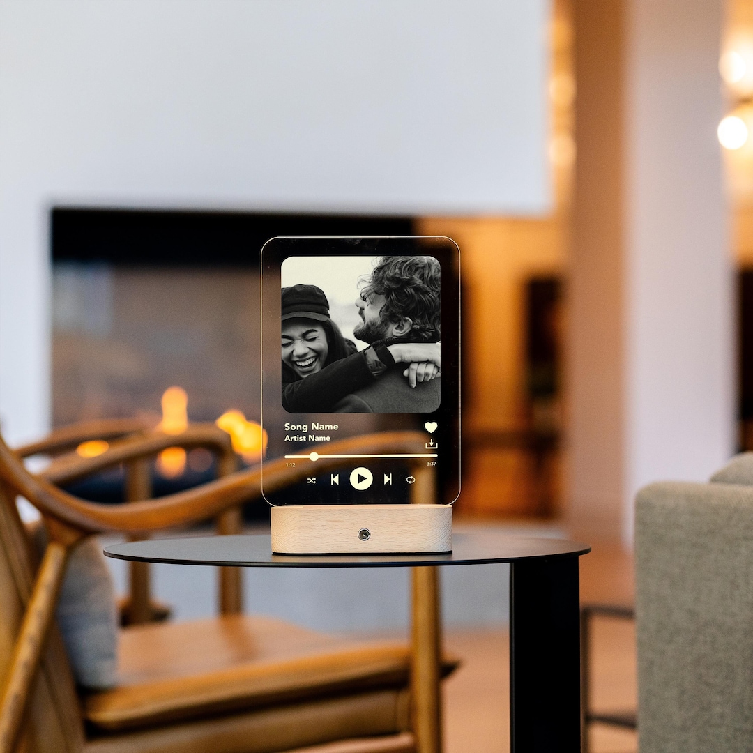 Personalized Album Cover Music Plaque, Custom Photo Song Plaque, Photo ...