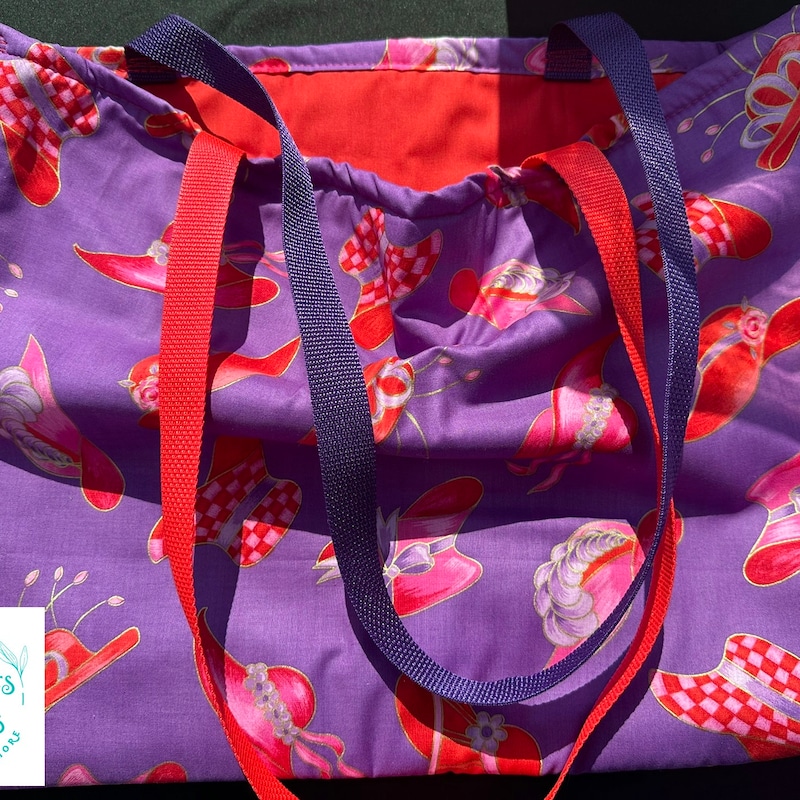Red Hat Society Fabric - Etsy