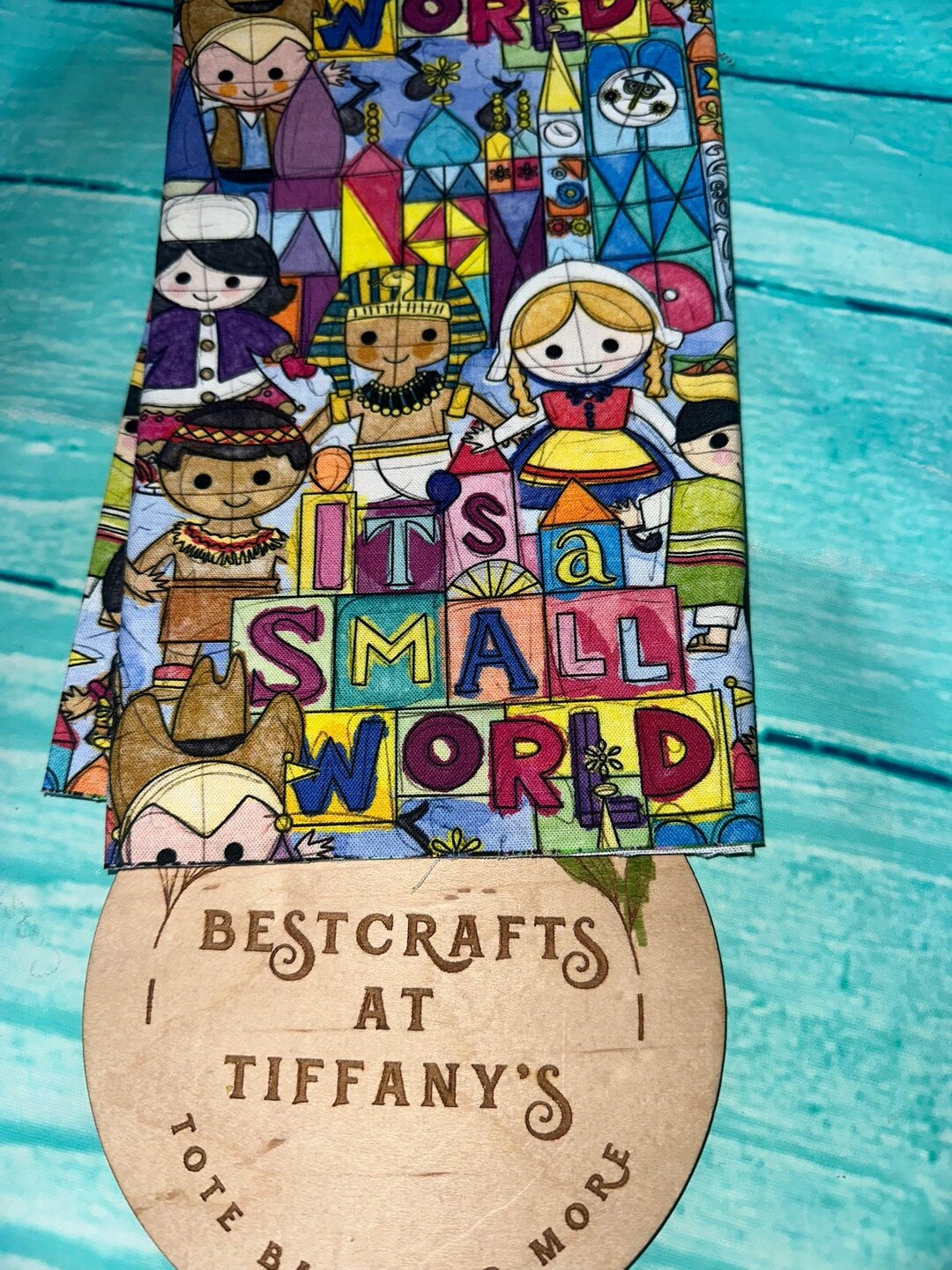 Small World Cotton Fabric Open Top Tote Bag - Etsy
