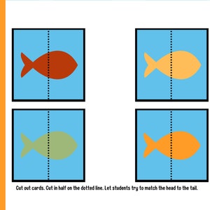 Colored Goldfish Preschool Printable Activities - Etsy