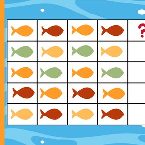 Colored Goldfish Preschool Printable Activities - Etsy