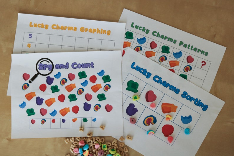 Lucky Charms Mini Printable Pack for Preschool & Kindergarten - Etsy