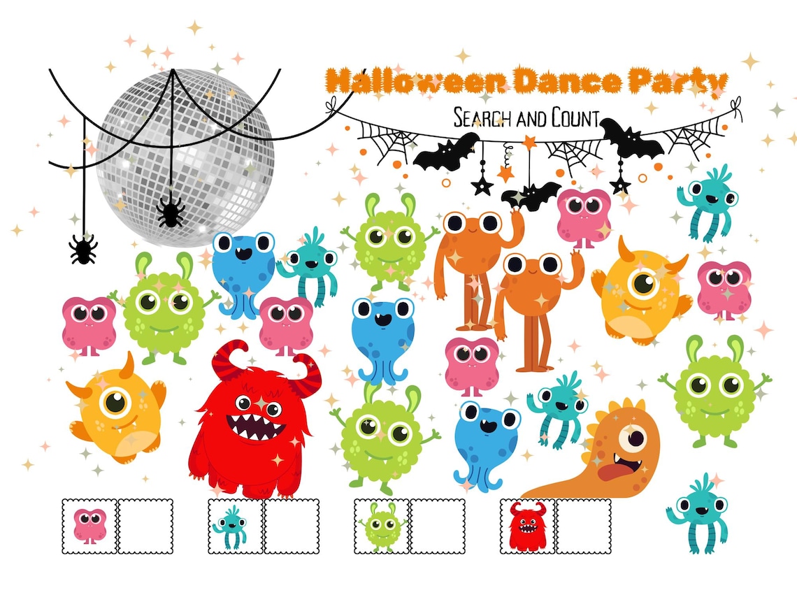 Preschool Halloween Fun Printables - Etsy