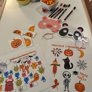 Preschool Halloween Fun Printables - Etsy