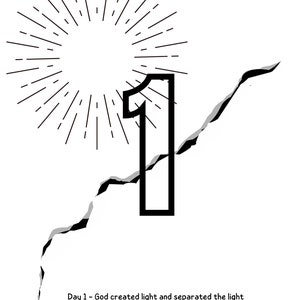 Preschool Days of Creation Coloring Pages Printable - Etsy