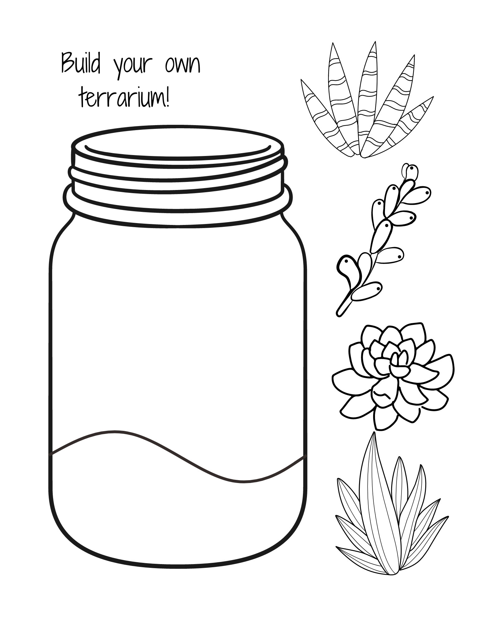Preschool Build Your Own Terrarium Craft - Etsy