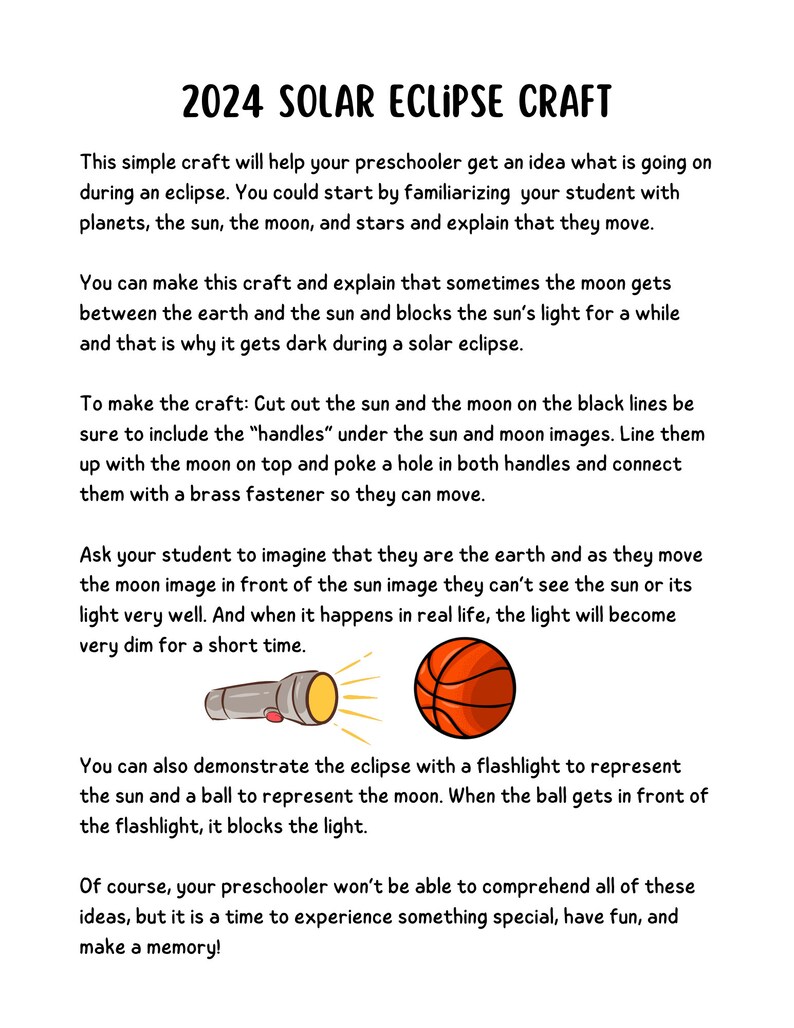 2024 Solar Eclipse Experience Printable Pack - Etsy