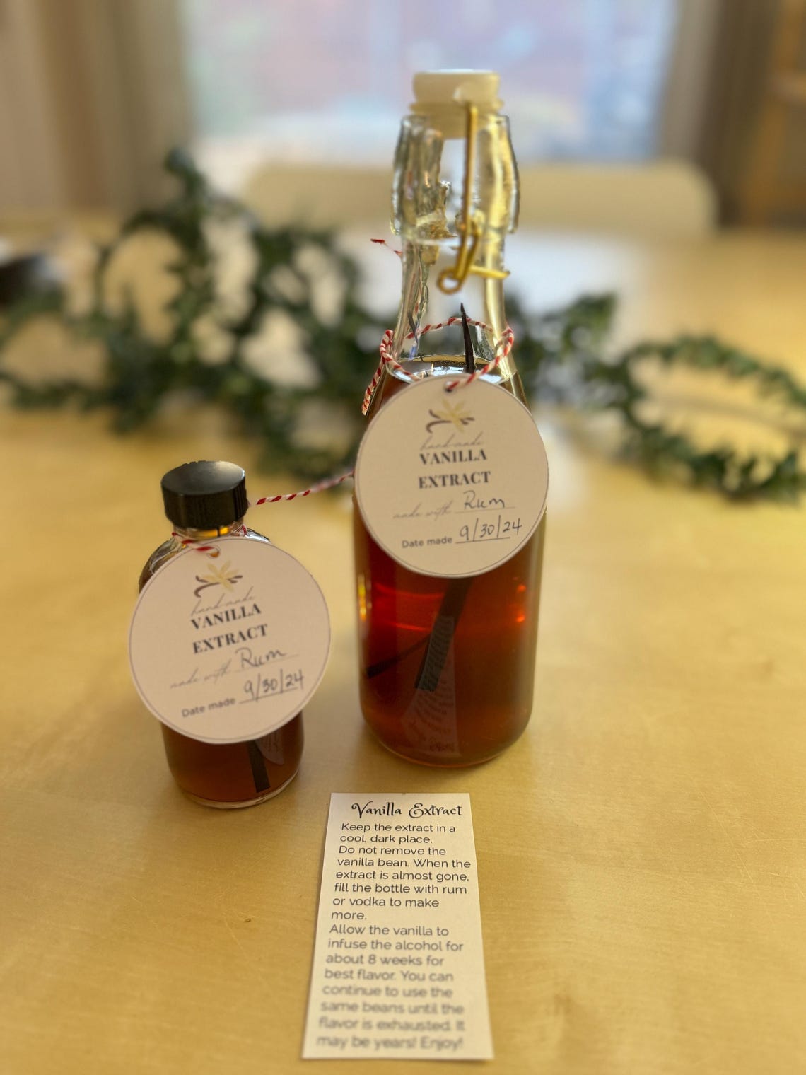 Printable Labels for Your Homemade Vanilla Extract - Etsy