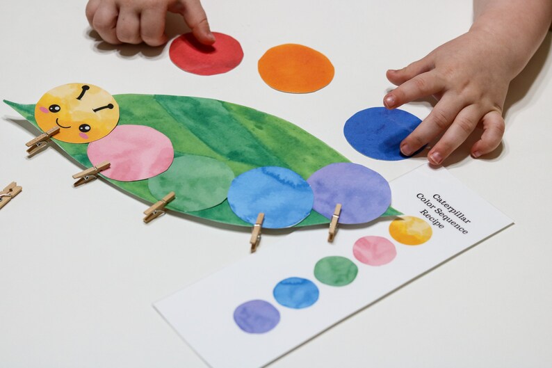 Caterpillar Activity Printable for Preschool and Kindergarten - Etsy