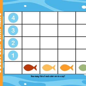 Colored Goldfish Preschool Printable Activities - Etsy