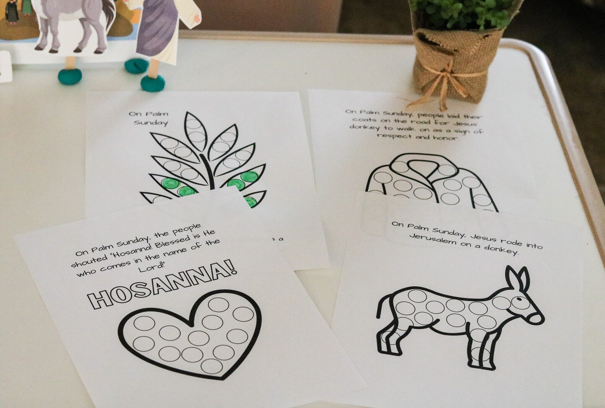 Palm Sunday Printable Pack for Preschool & Kindergarten - Etsy