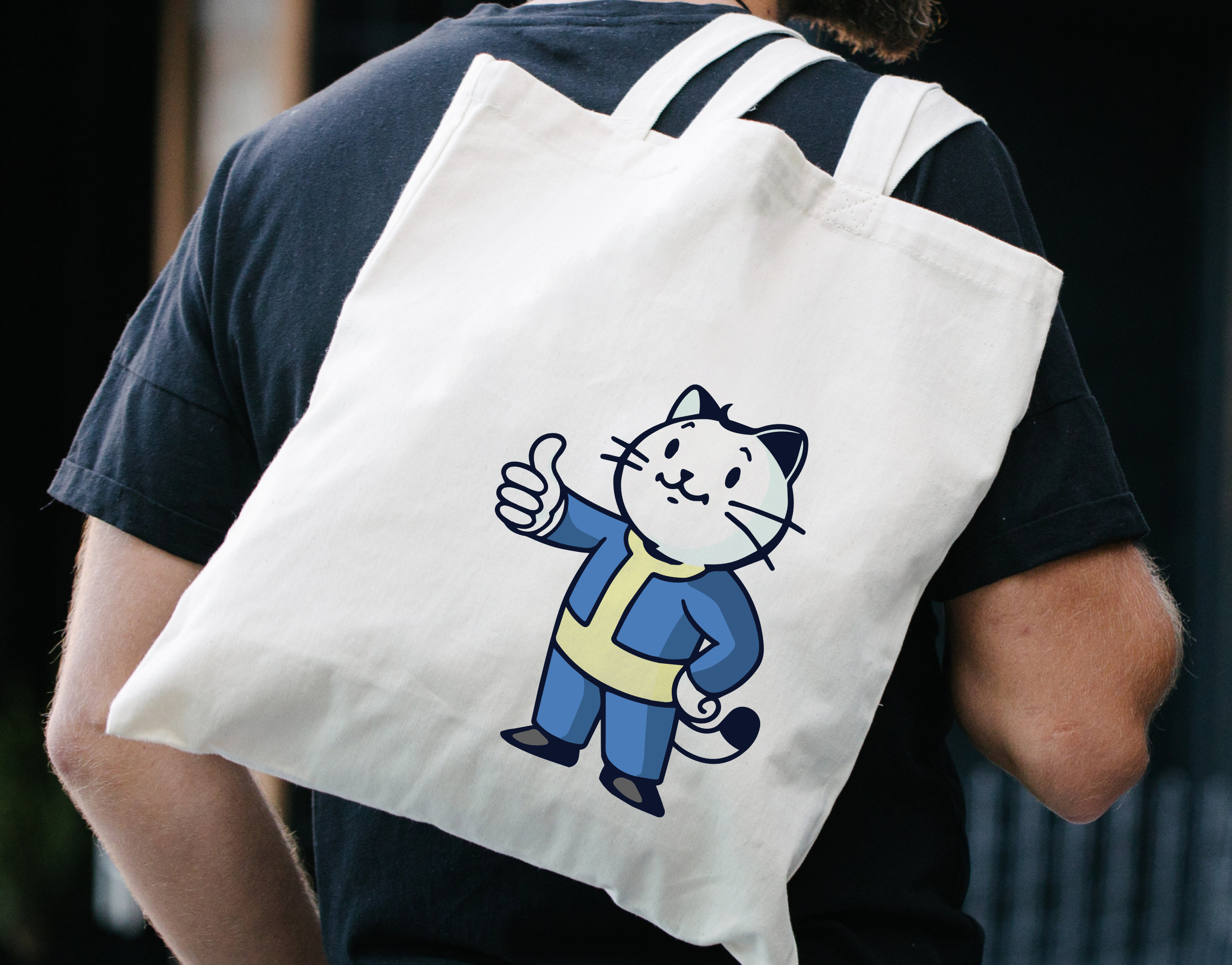 Fallout Vault Boy Svg Game Themed Svg Fallout Svg Vault Boy Svg Cat