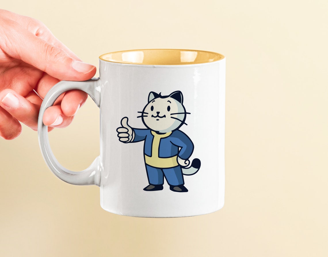 Fallout Vault Boy SVG Game Themed Svg, Fallout Svg, Vault Boy Svg, Cat ...
