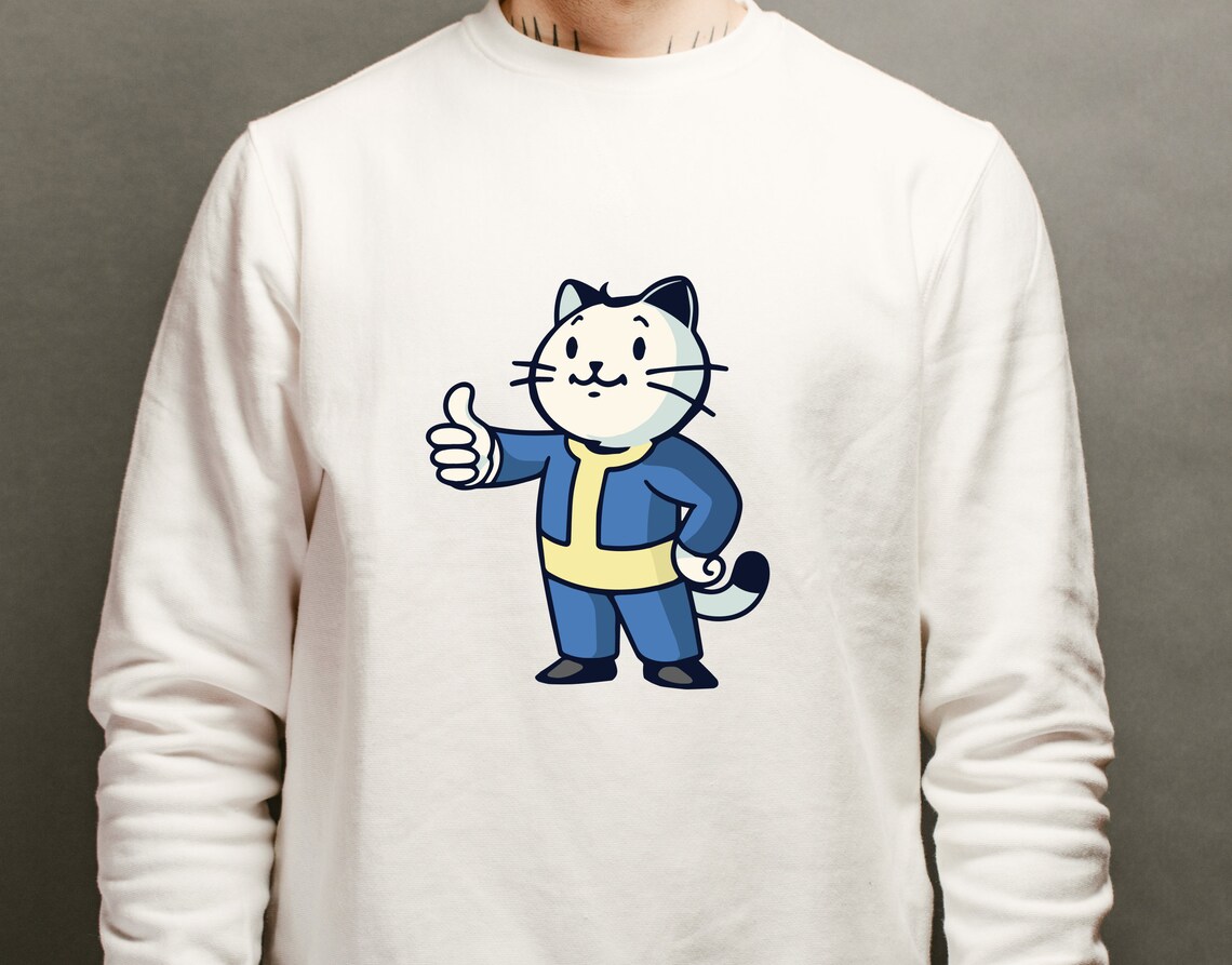 Fallout Vault Boy SVG Game Themed Svg, Fallout Svg, Vault Boy Svg, Cat ...