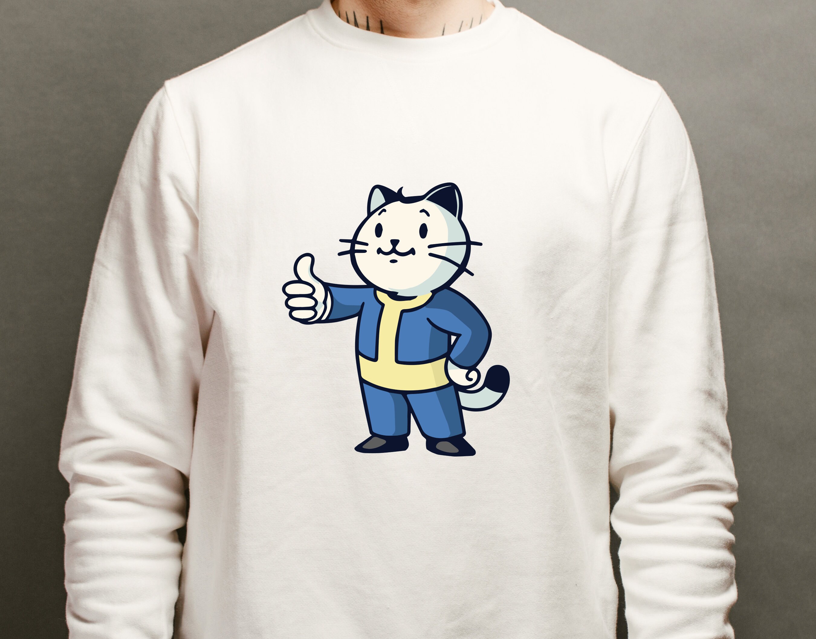 Fallout Vault Boy SVG Game Themed Svg, Fallout Svg, Vault Boy Svg, Cat ...