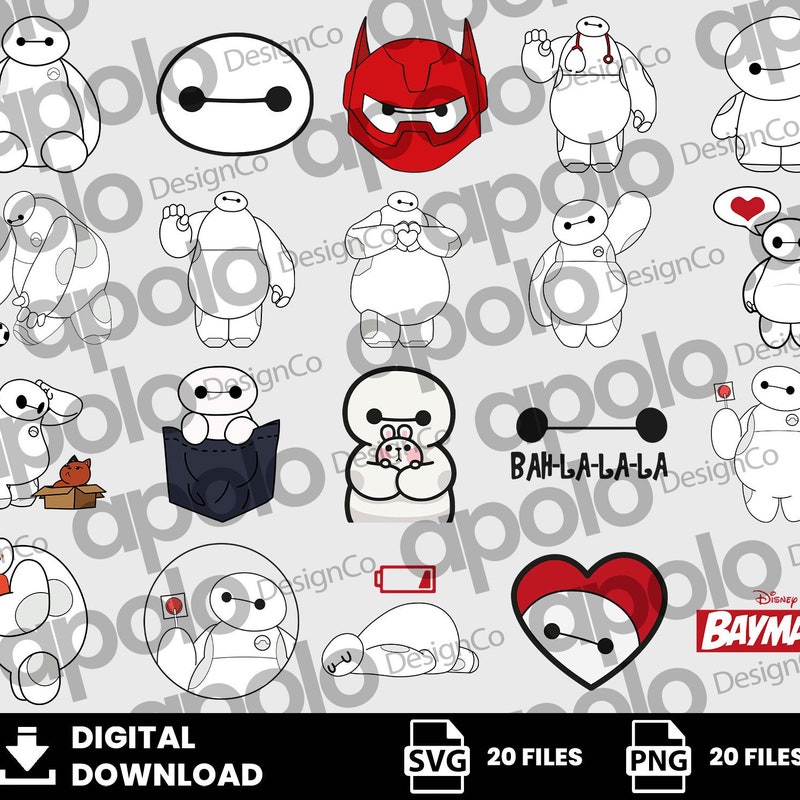Baymax Svg - Etsy