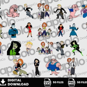 Clipart, Kim Possible Svg, Children Svg, Love Svg, Digital Download ...