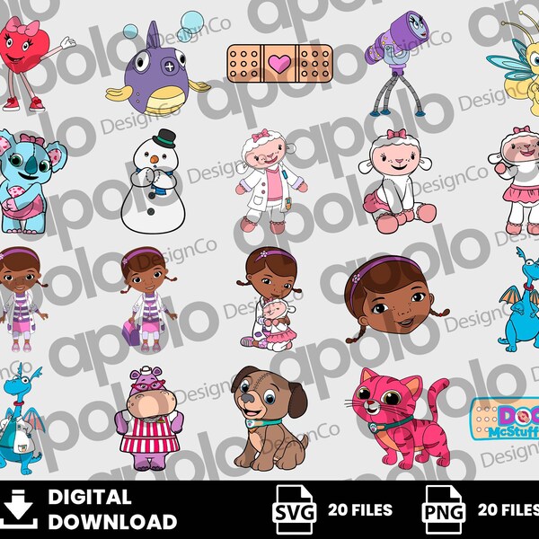 Doc Mcstuffins Svg - Etsy
