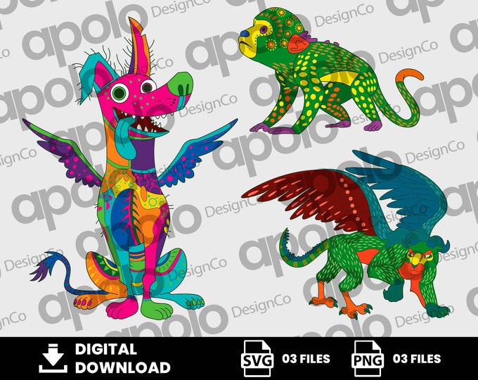 Dante papercraft, alebrije, coco, 3d papercraft, PDF, DIY, Manualidades ...