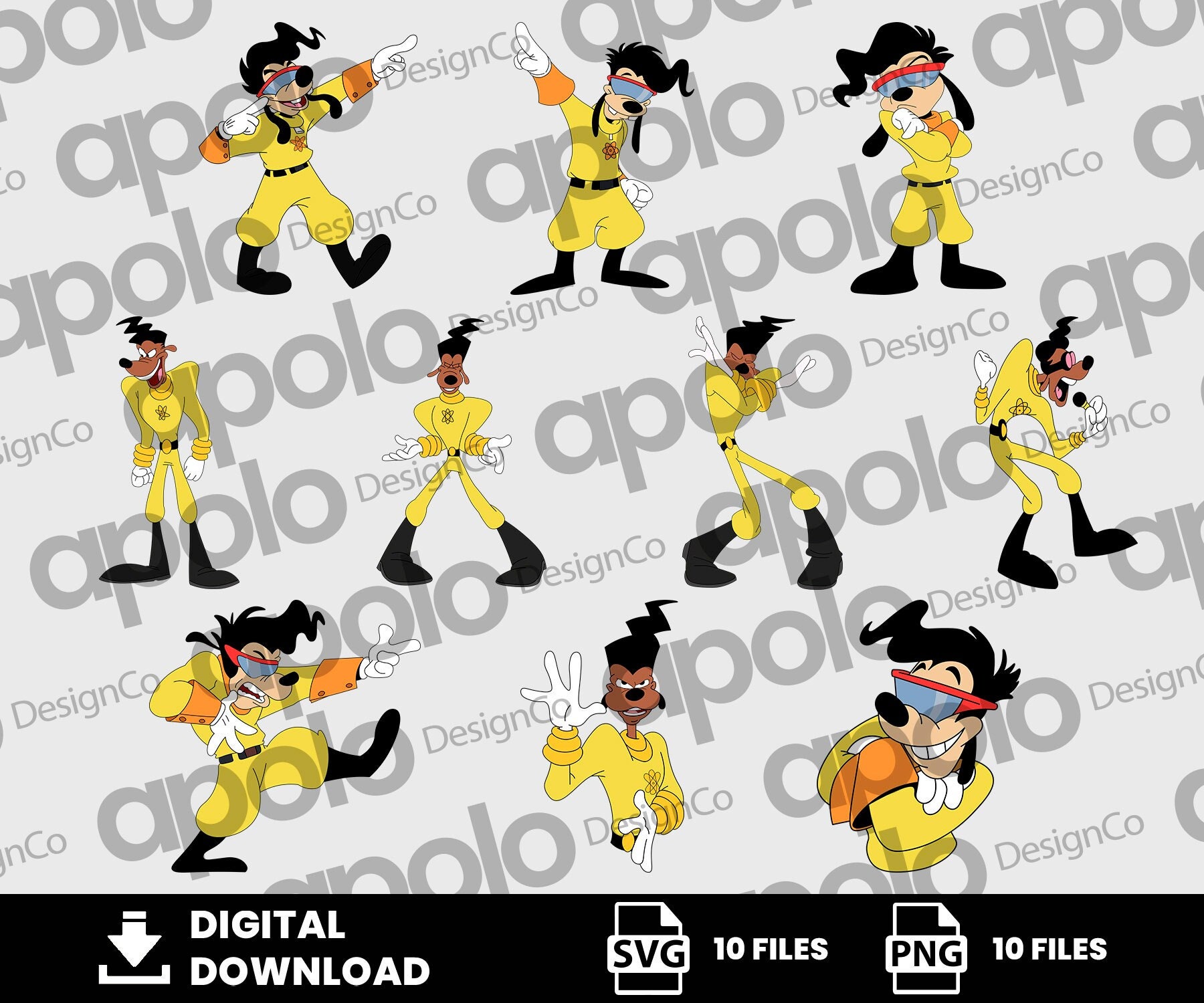 Clipart, Goofy Powerline Svg, Goofy Svg, Powerline Svg, Movie Svg ...