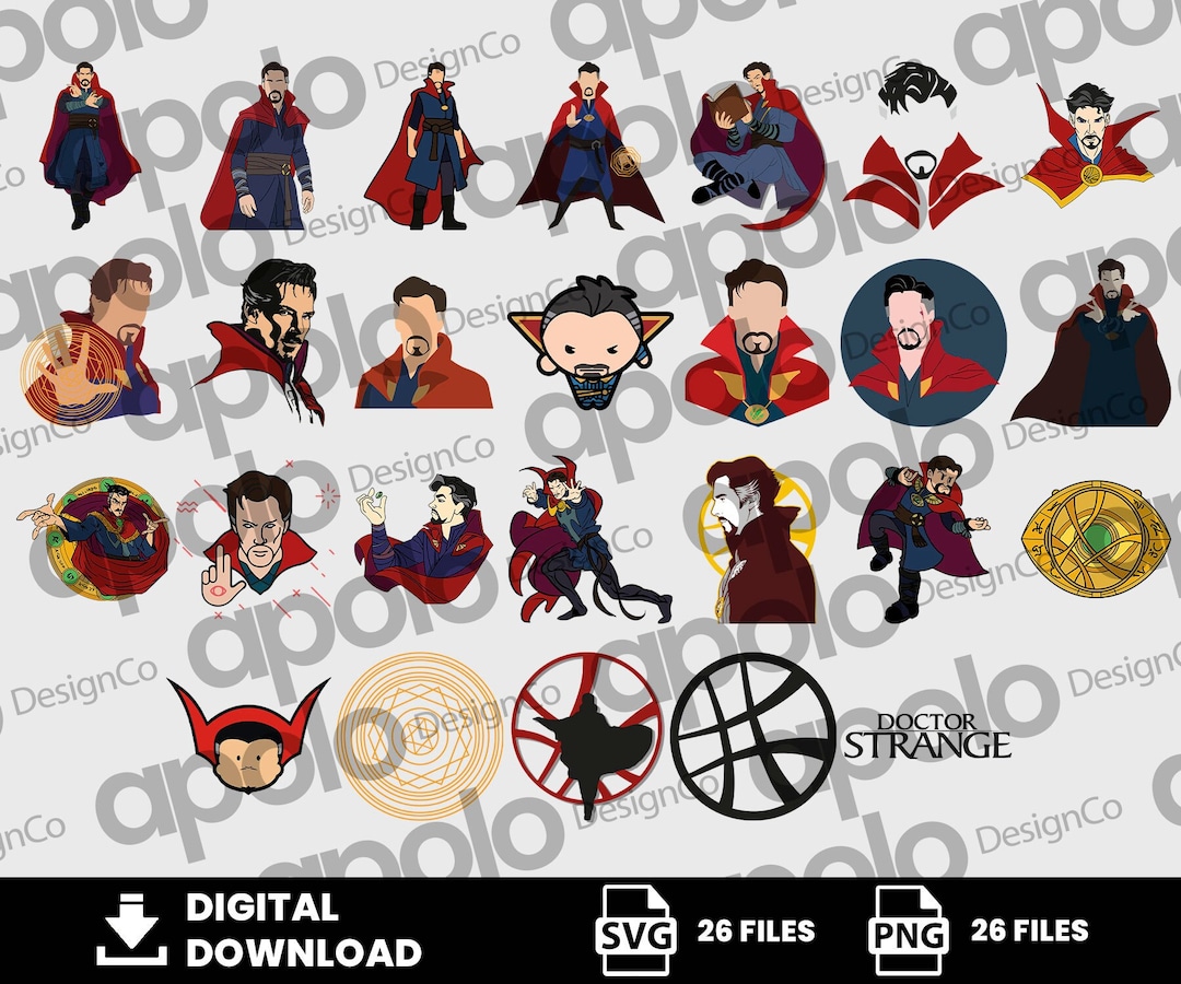 Clipart, Superhero Svg, Dr Strange Svg, Avengers Svg, Heroes Svg, Love ...