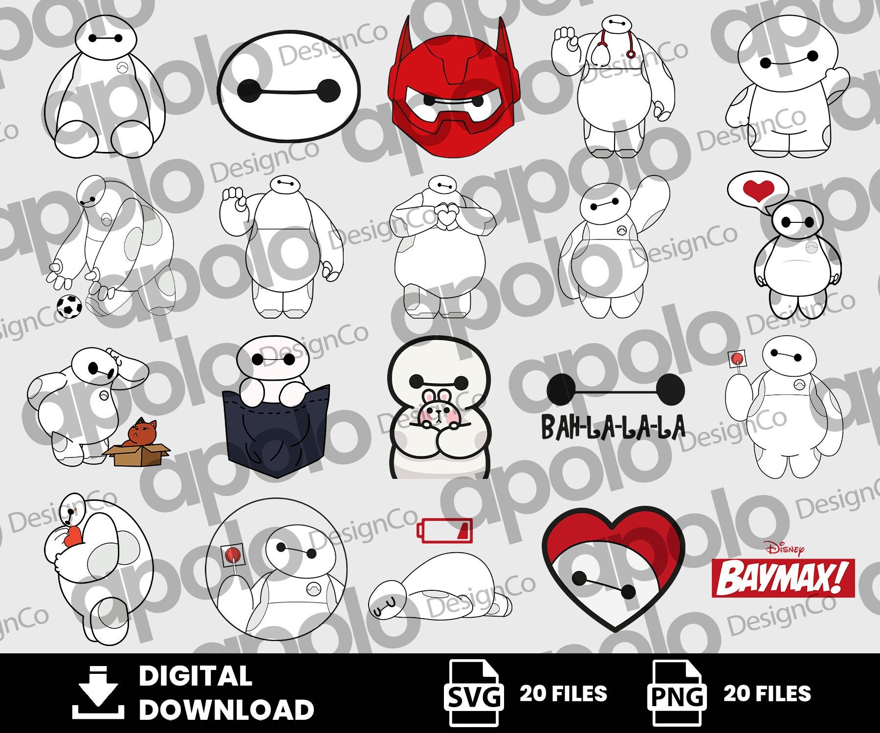 Clipart, Baymax Svg, Movie Svg, Big Hero Six Svg, Heroes Svg, Digital ...