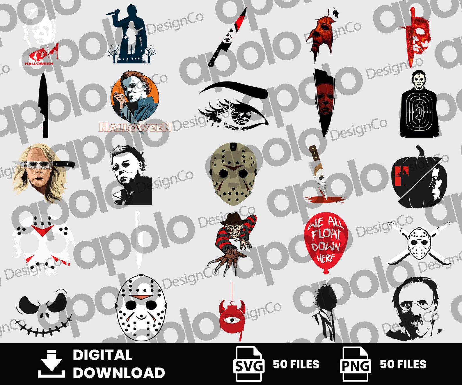 Clipart, Halloween Svg, Terror Svg, Villains Svg, Jack Svg, It Svg ...