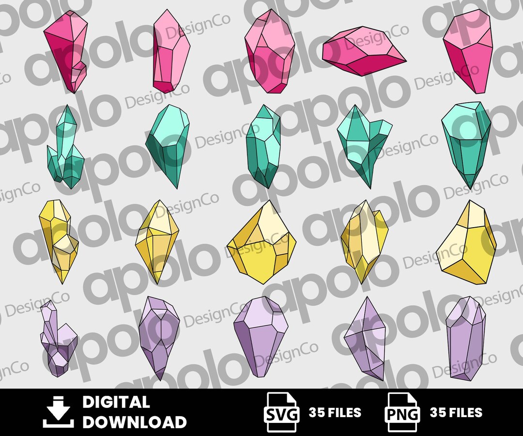 Clipart, Boho Diamond Svg, Boho Svg, Mineral Svg, Diamond Svg, Cartoons ...