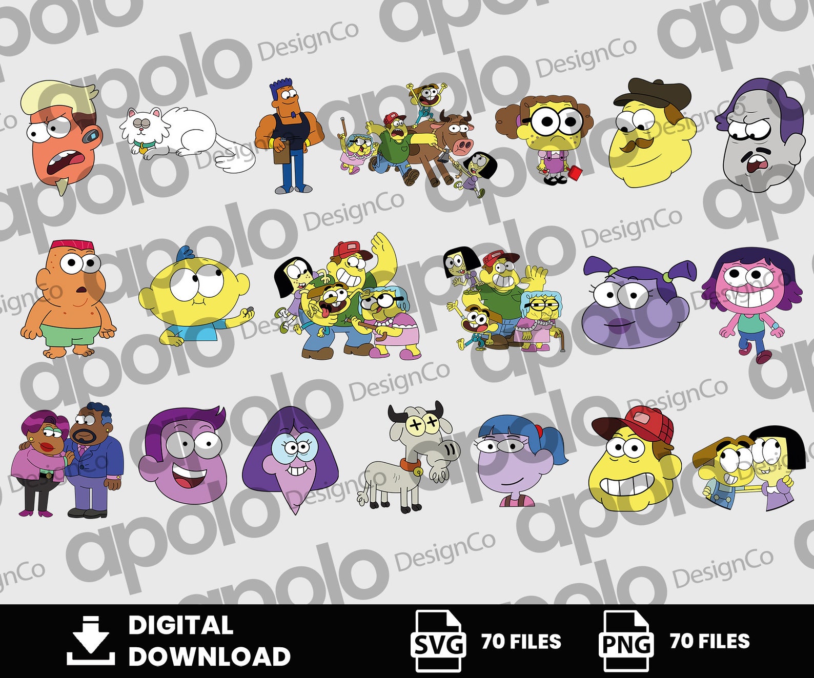 Clipart, Big City Greens Svg, Tilly Svg, Cricket Green Svg, Alice Green ...