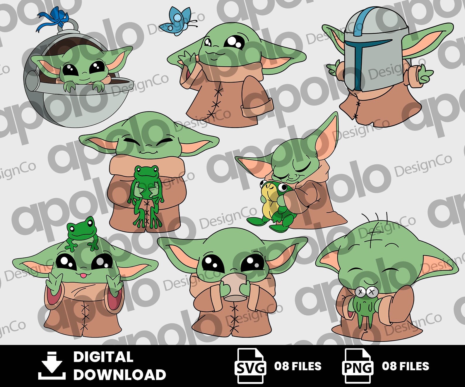 Clipart, Baby Shower, Baby Grogu Svg, Baby Yoda Svg, Star, Baby Boy Svg ...
